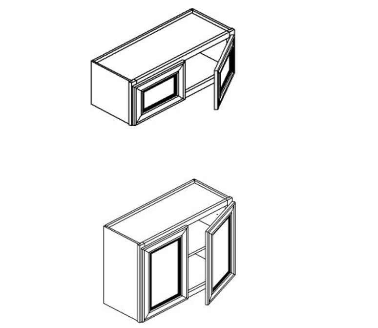 DOUBLE DOOR WALL BRIDGE CABINET – Quality Home Distribution